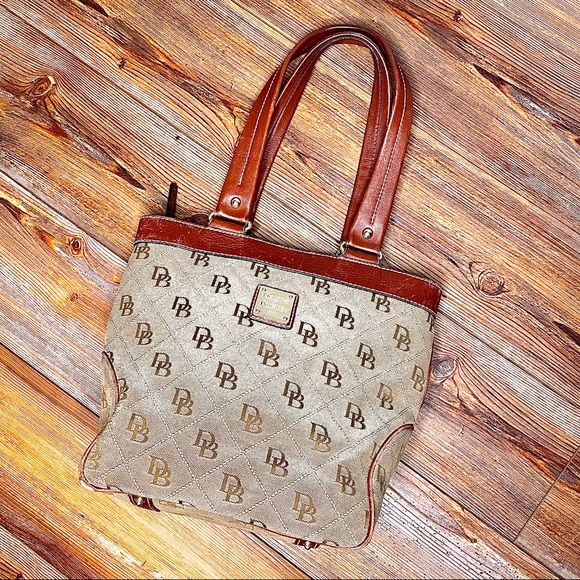 Dooney & Bourke | Accessories | Dooney Bourke Signature Monogram Db Bag ...